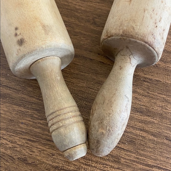 Kitchen | Vintage Wooden Rolling Pins Set Of 2 | Poshmark